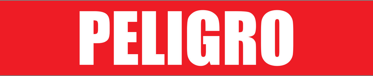 Peligro - Inline Printed Floor Marking Tape | Creative Safety Supply