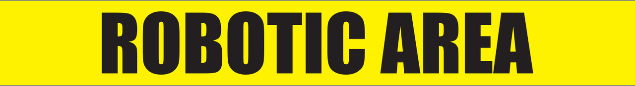 Robotic Area Inline Printed Floor Marking Tape
