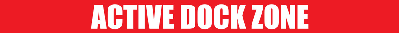 Active Dock Zone - Inline Printed Floor Marking Tape | Creative Safety ...