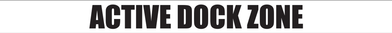Active Dock Zone - Inline Printed Floor Marking Tape