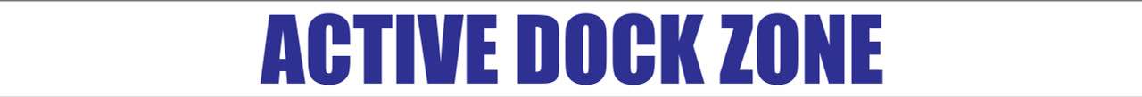 Active Dock Zone - Inline Printed Floor Marking Tape