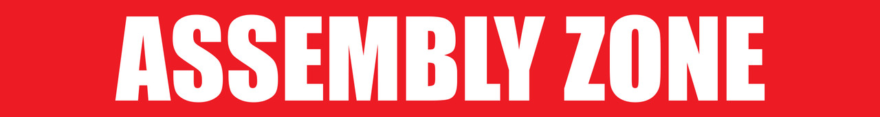 Assembly Zone - Inline Printed Floor Marking Tape