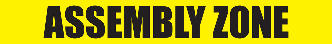 Assembly Zone - Inline Printed Floor Marking Tape | Creative Safety Supply