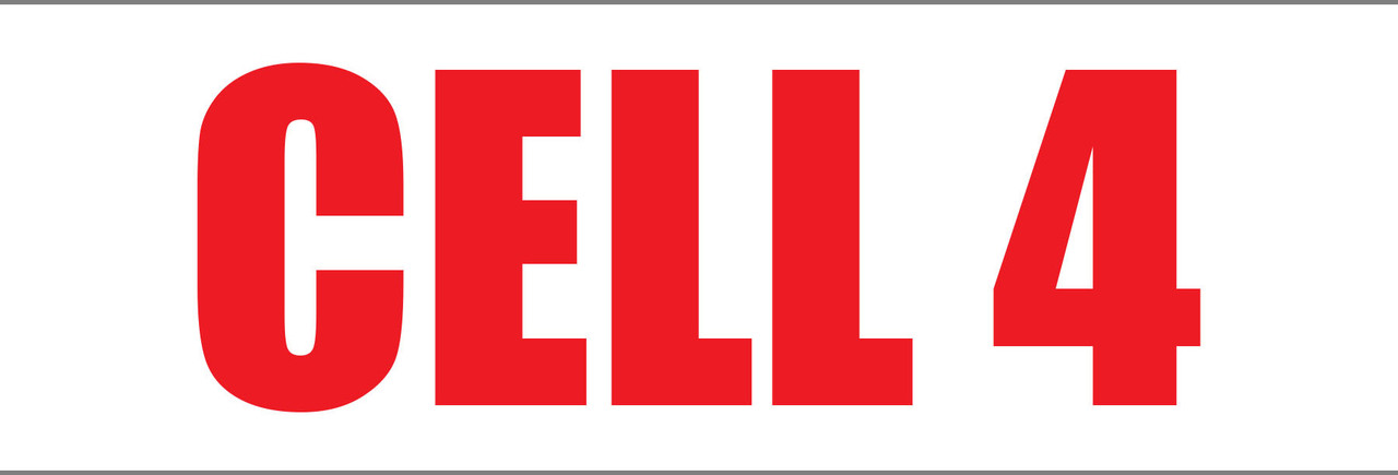 Cell 2 - Inline Printed Floor Marking Tape | Creative Safety Supply