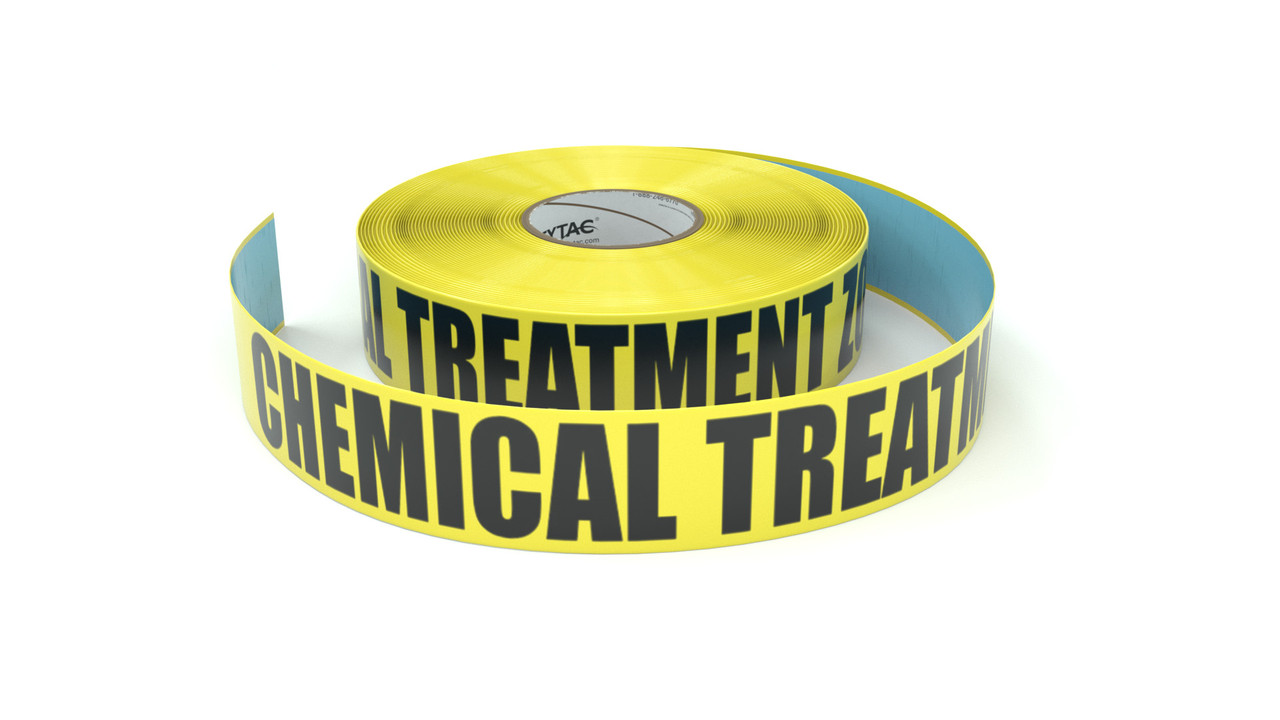 Chemical Treatment Zone - Inline Printed Floor Marking Tape