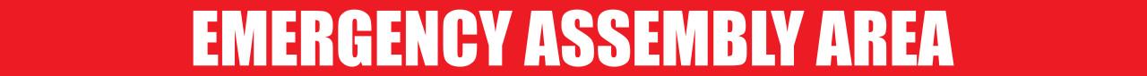 Emergency Assembly Area - Inline Printed Floor Marking Tape | Creative ...