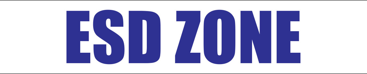 ESD Zone - Inline Printed Floor Marking Tape | Creative Safety Supply