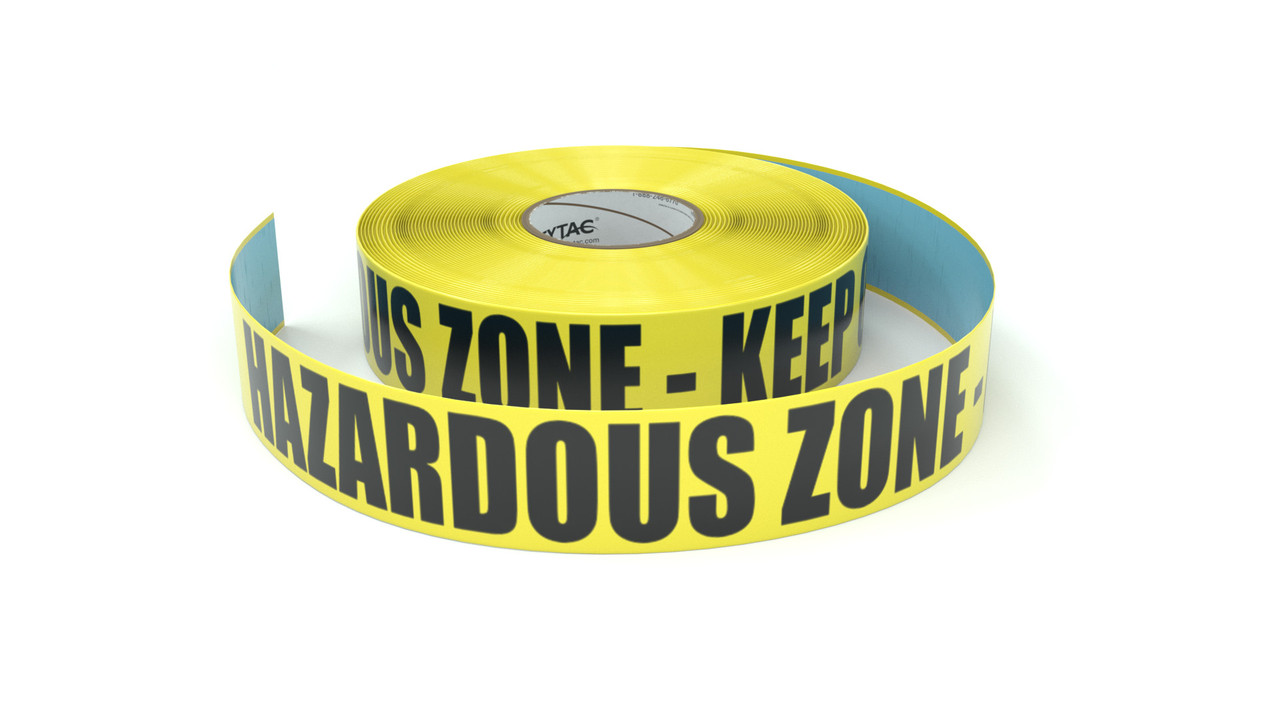 Hazardous Zone - Inline Printed Floor Marking Tape | Creative Safety Supply