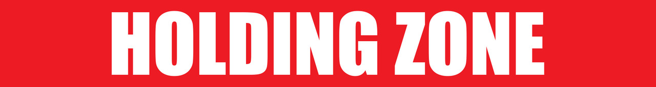 Holding Zone - Inline Printed Floor Marking Tape | Creative Safety Supply