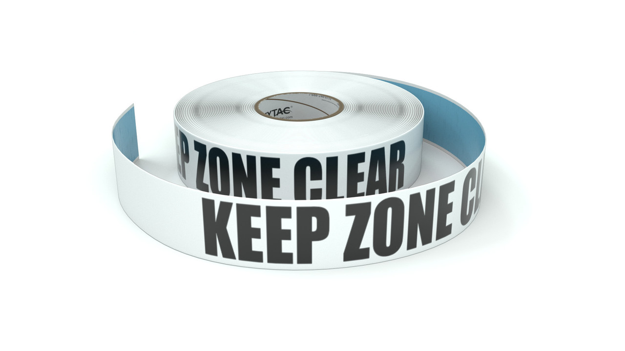 Keep Zone Clear - Inline Printed Floor Marking Tape