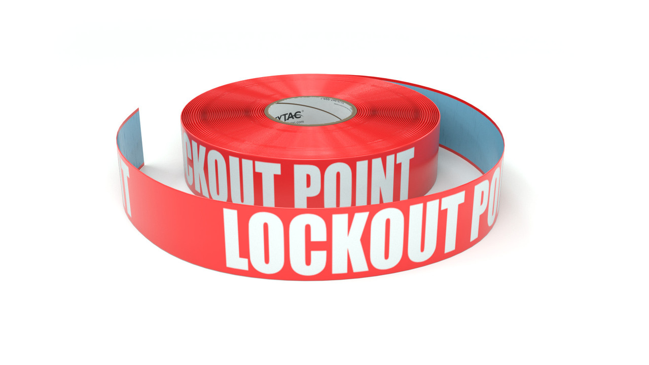 Lockout Point - Inline Printed Floor Marking Tape | Creative Safety Supply