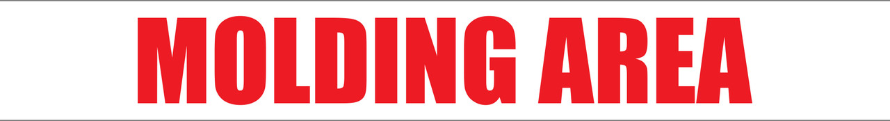 Molding Area - Inline Printed Floor Marking Tape | Creative Safety Supply