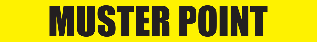 Muster Point - Inline Printed Floor Marking Tape | Creative Safety Supply