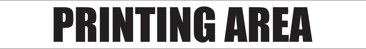 Printing Area - Inline Printed Floor Marking Tape | Creative Safety Supply