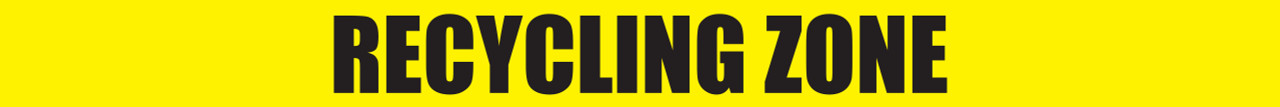 Recycling Zone - Inline Printed Floor Marking Tape