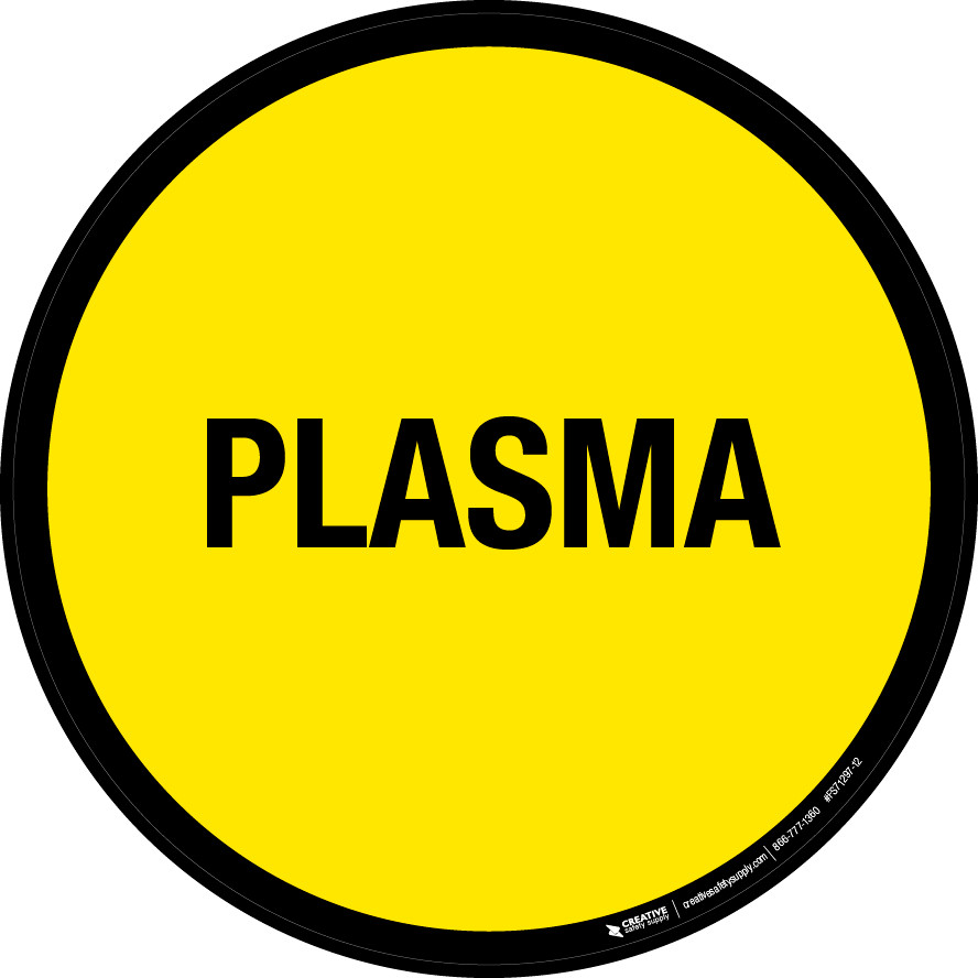 Plasma Floor Sign