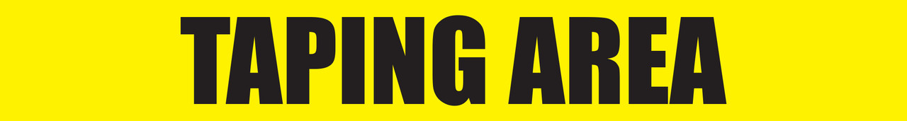 Taping Area - Inline Printed Floor Marking Tape | Creative Safety Supply