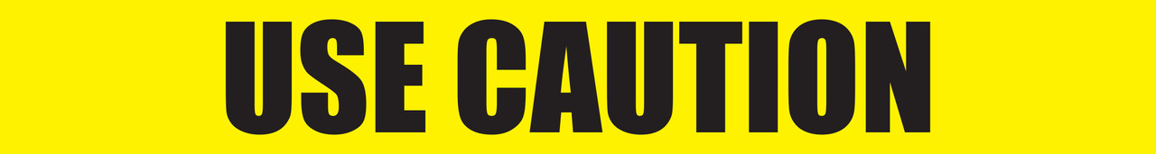 Use Caution - Inline Printed Floor Marking Tape