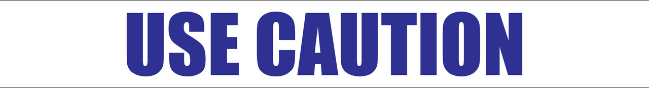 Use Caution - Inline Printed Floor Marking Tape | Creative Safety Supply
