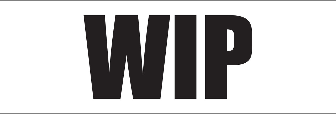 WIP - Work In Progress - Inline Printed Floor Marking Tape