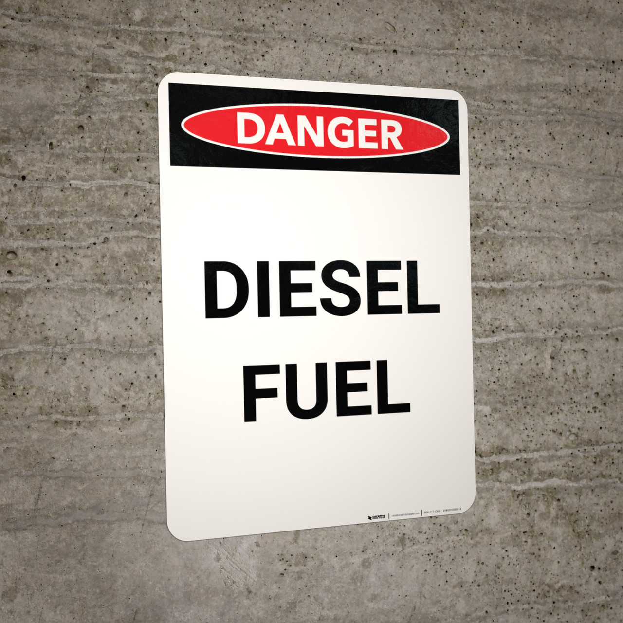 Diesel Fuel - Portrait Wall Sign