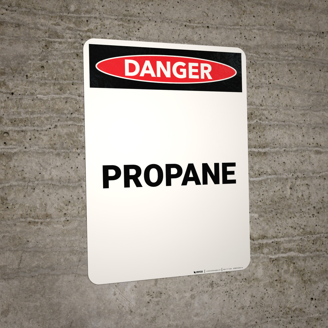 Propane - Portrait Wall Sign | Creative Safety Supply