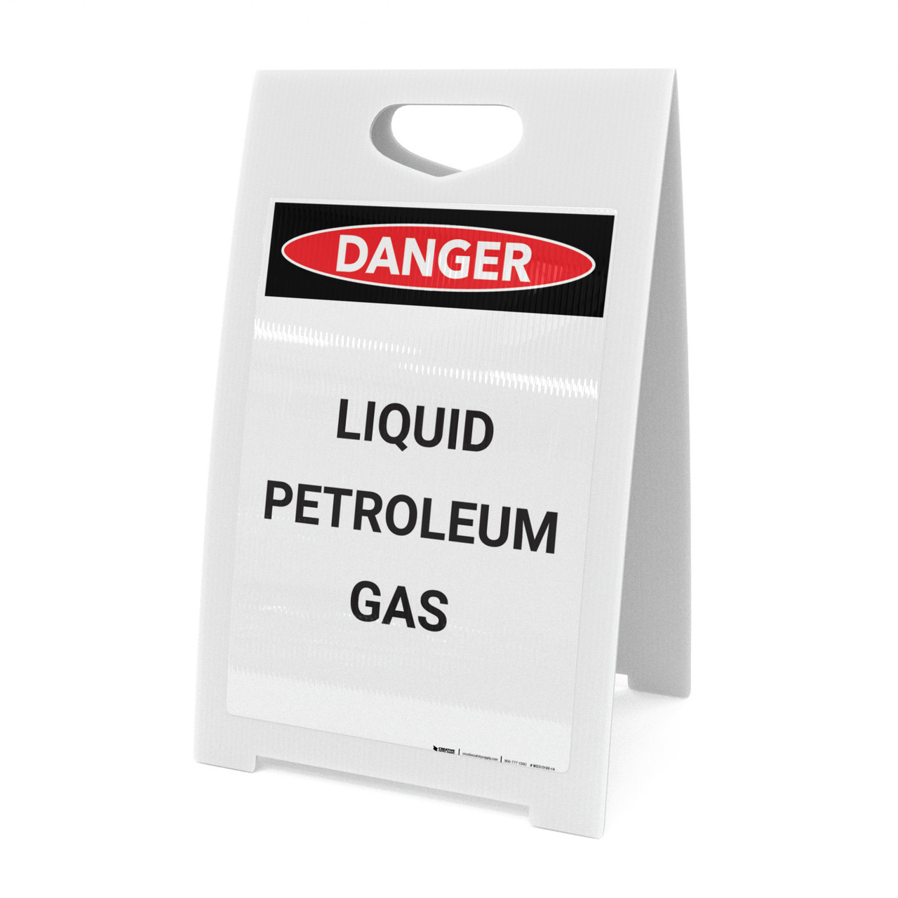 Liquid Petroleum Gas - A-Frame Sign | Creative Safety Supply