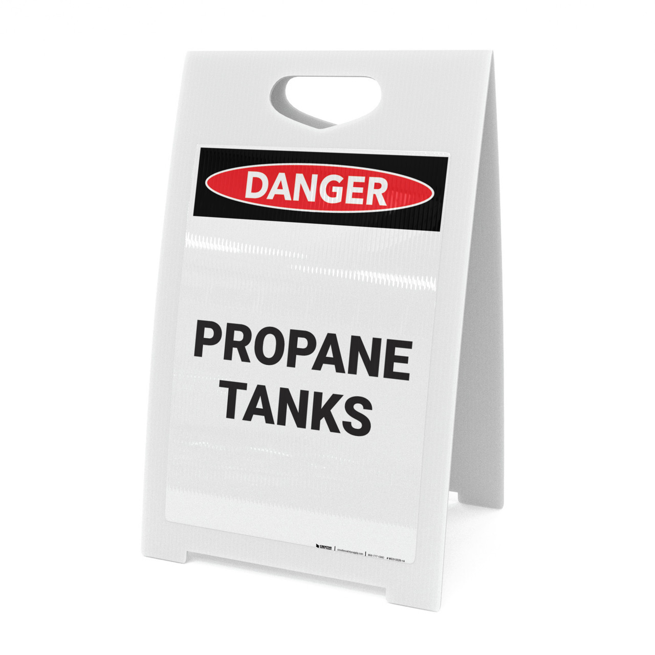 Propane Tanks - A-Frame Sign