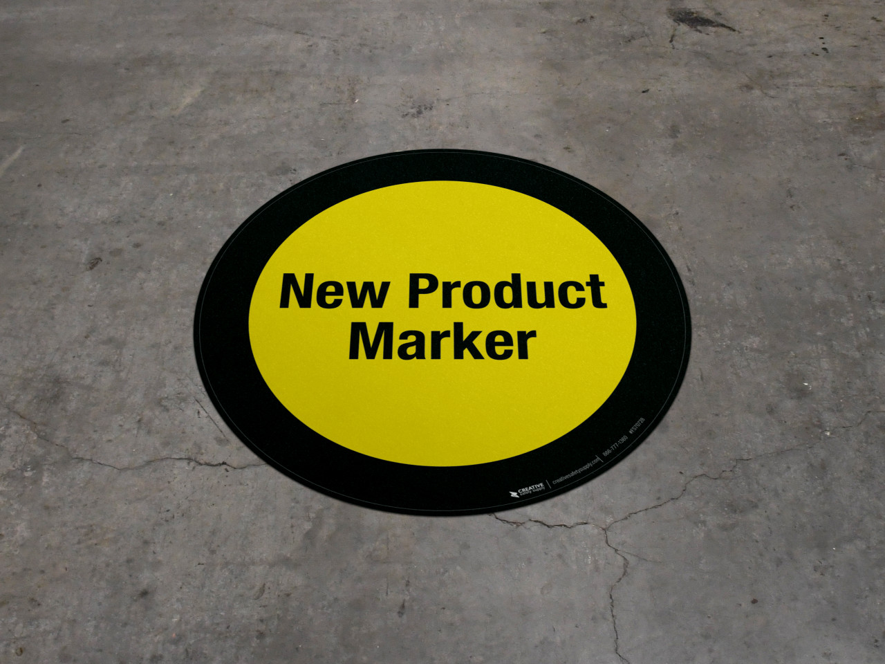 New Product Marker Floor Sign | Creative Safety Supply