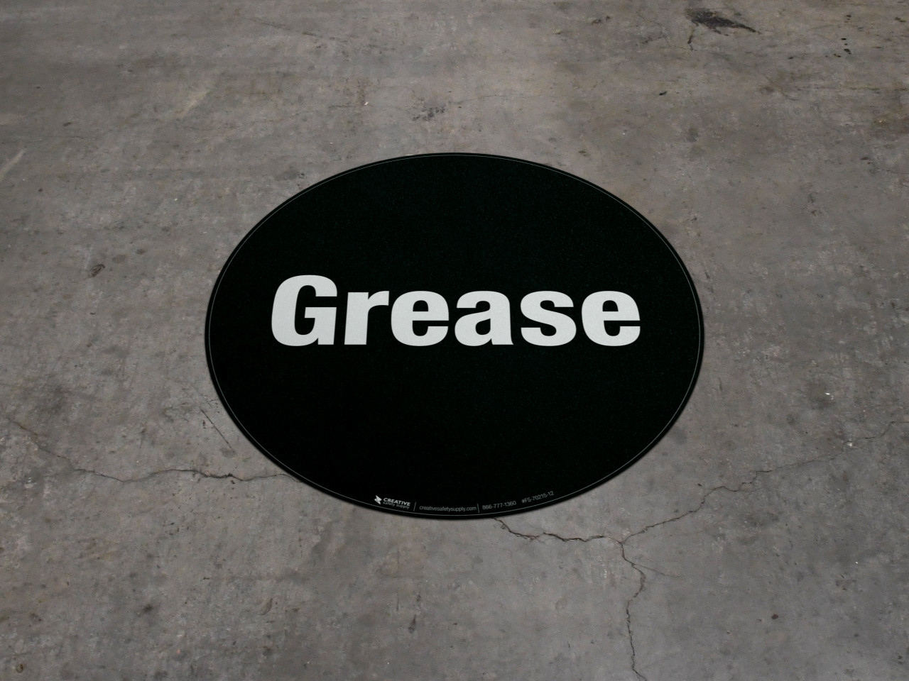 Grease Floor Sign