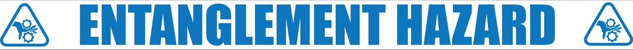 ANSI: Entanglement Hazard - Inline Printed Floor Marking Tape