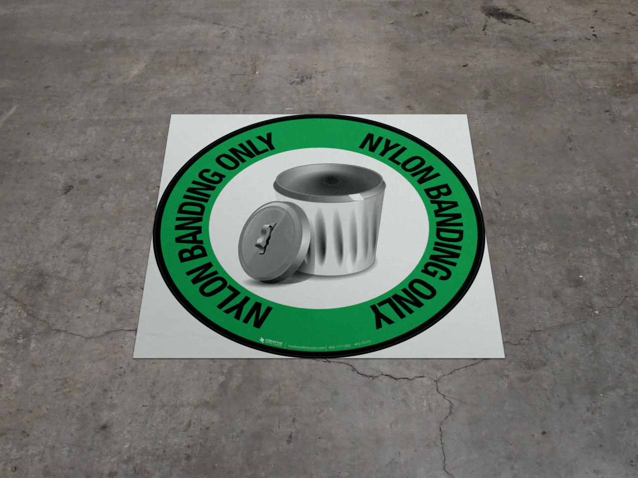 Nylon Banding Only Floor Sign