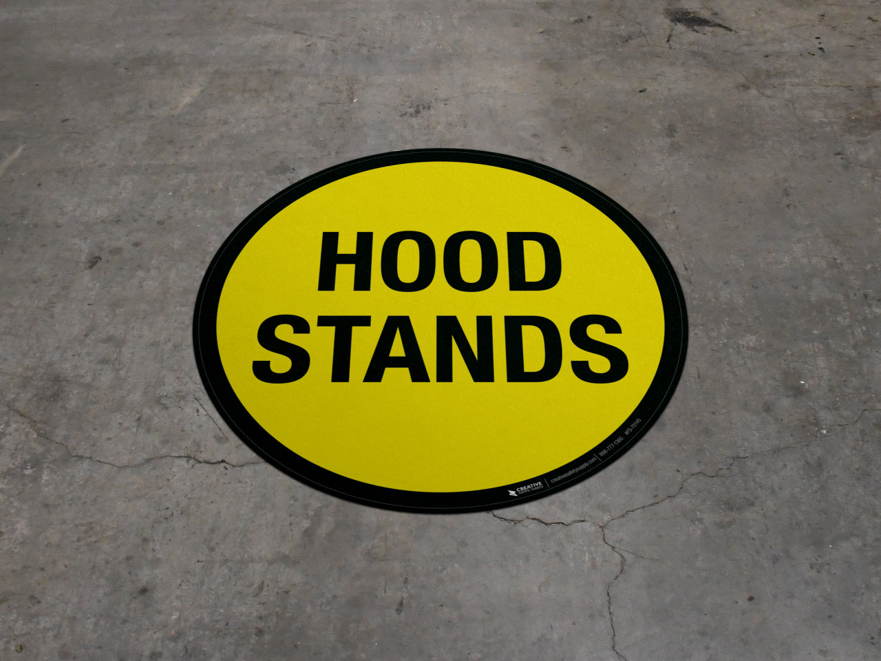 Hood Stands Floor Signs