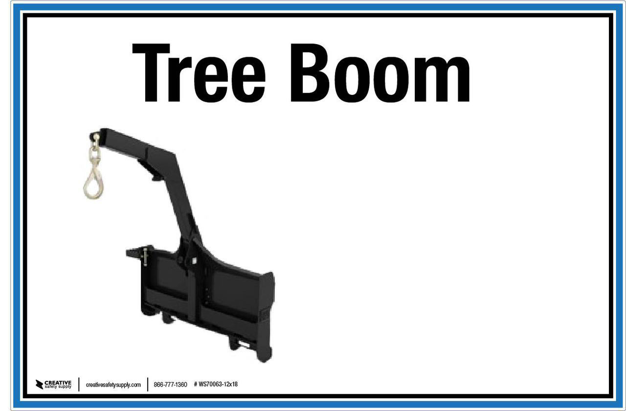 Wall Sign: (UR) Tree Boom - 12"x18" (Peel-and-Stick Permanent Adhesive ...
