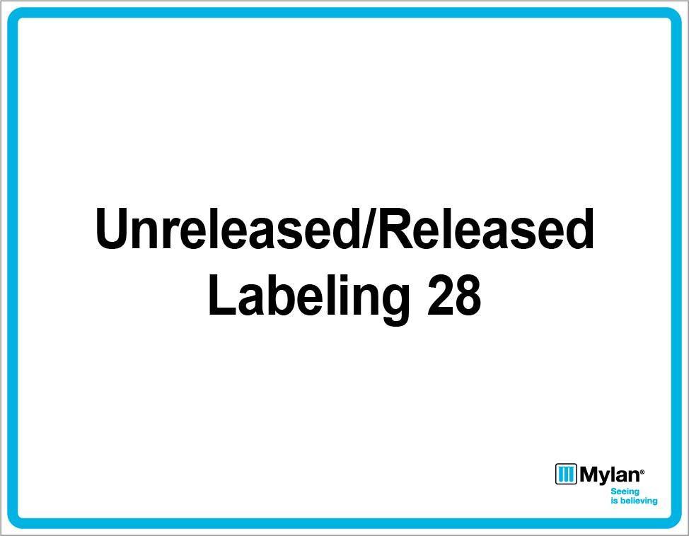 Wall Sign: (Mylan Logo) Unreleased/Released Labeling 28 11"x14 ...