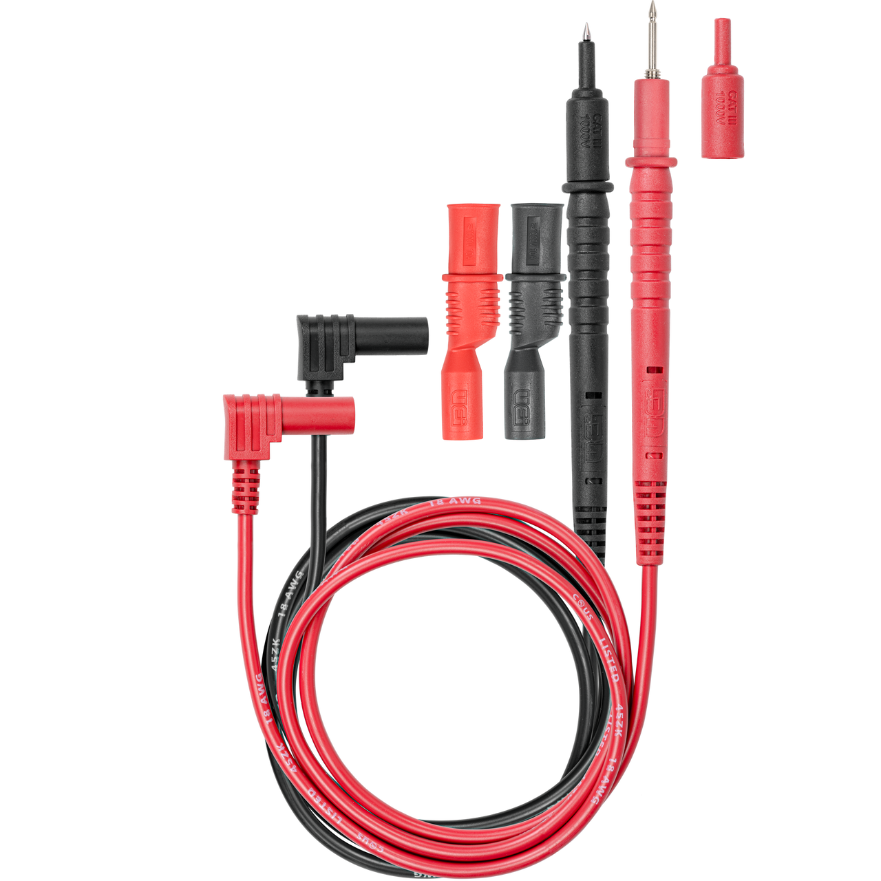 CATIII Test Leads (Standard) with Alligator Clips