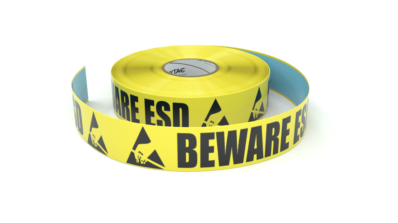 Esd Beware Esd Inline Printed Floor Marking Tape