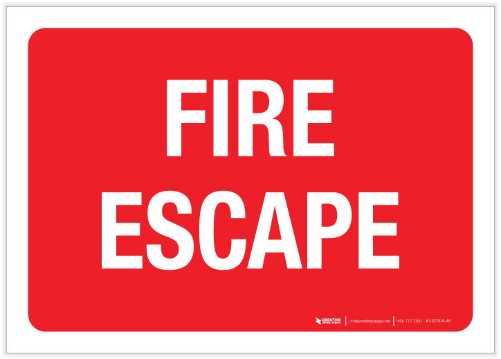Fire Escape - Label