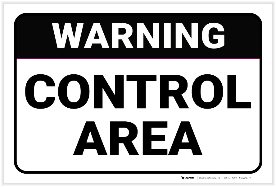 Warning: Control Area - Label