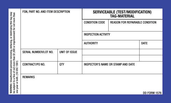 Military Condition Tags 3X5 (roll of 200)
