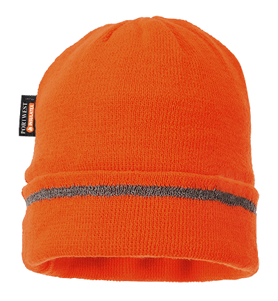 Portwest B023 Reflective Trim Knit Hat Insulatex Lined