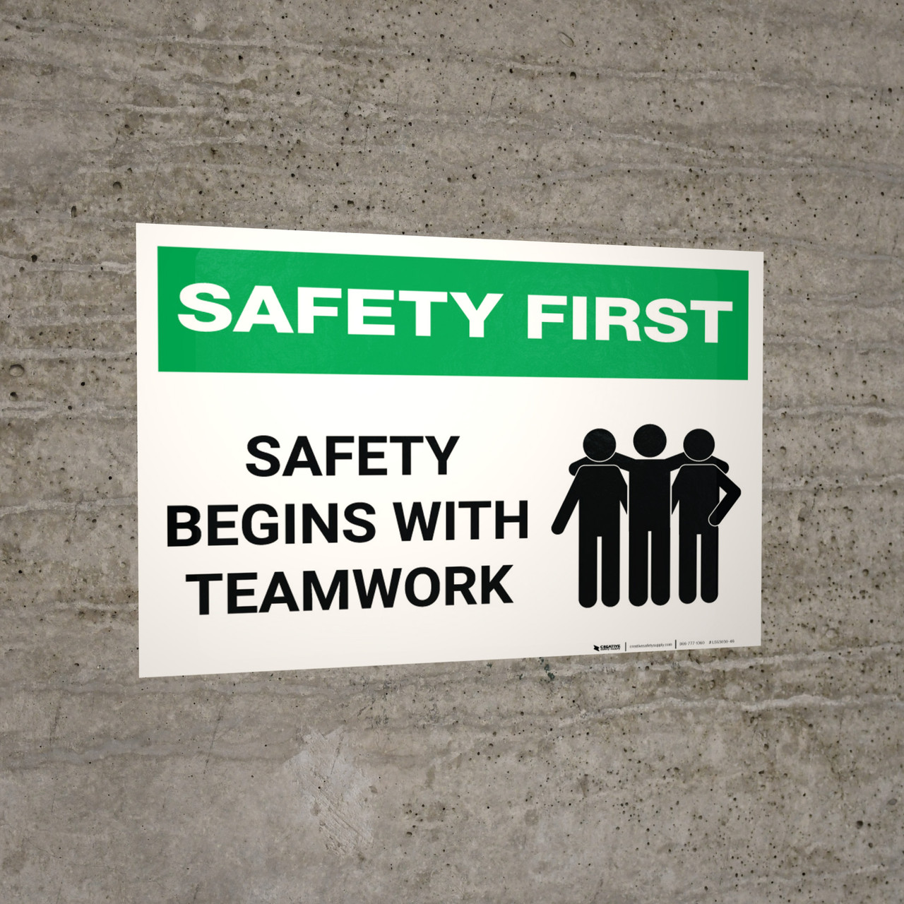 Teamwork Safety Signs