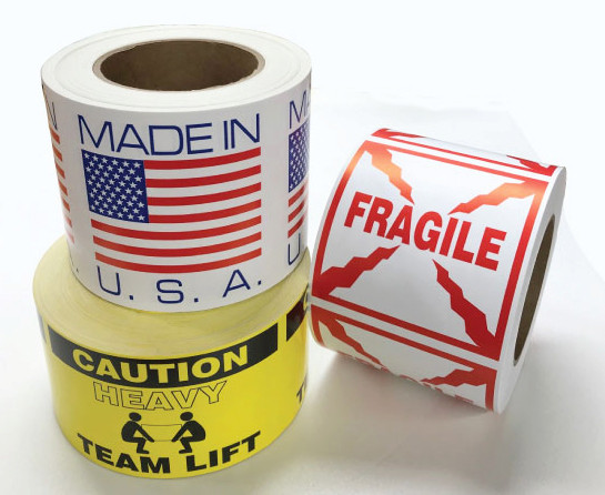 Heavy 2 x 8 - Label Roll | Creative Safety Supply