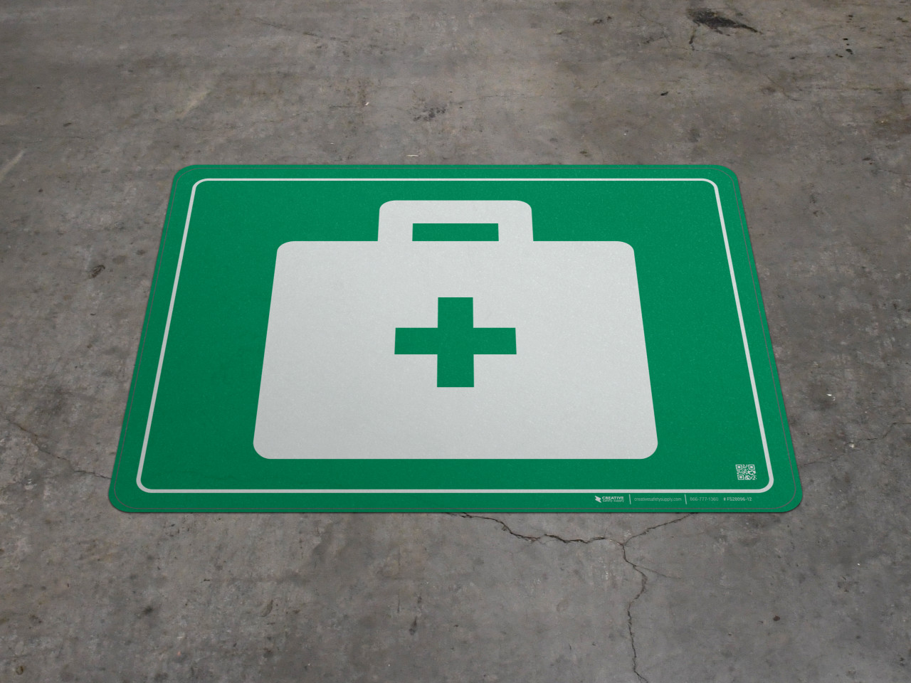 First Aid Kit - Floor Marking Sign | Creative Safety Supply