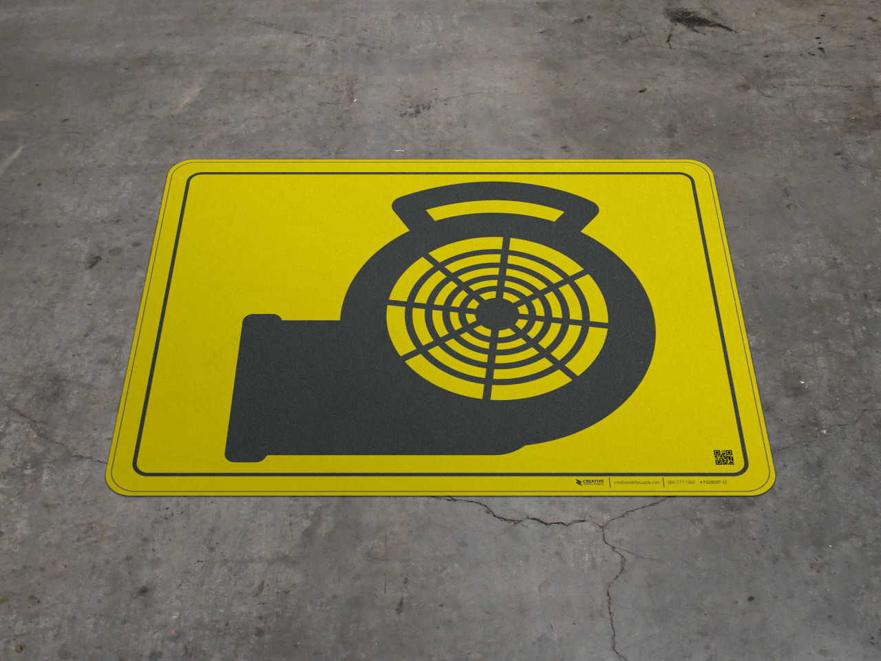 Floor Dryer - Floor Marking Sign | Creative Safety Supply