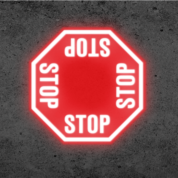 SignCast S300 Virtual Sign - 4 Way Stop Sign | Creative Safety Supply
