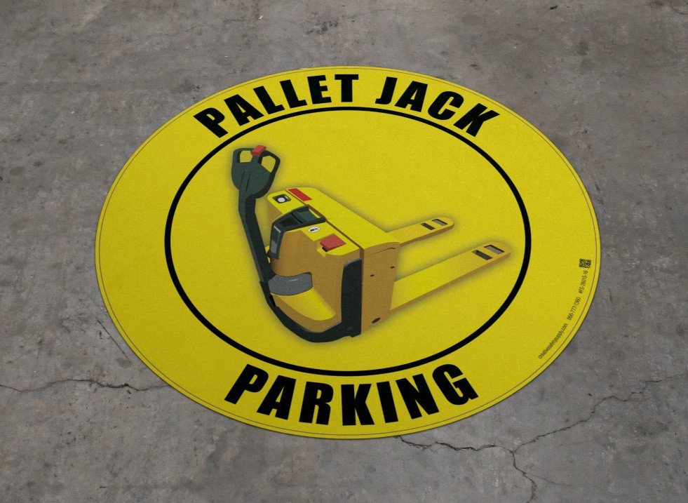 Pallet Jack Parking - Elec. - Yellow