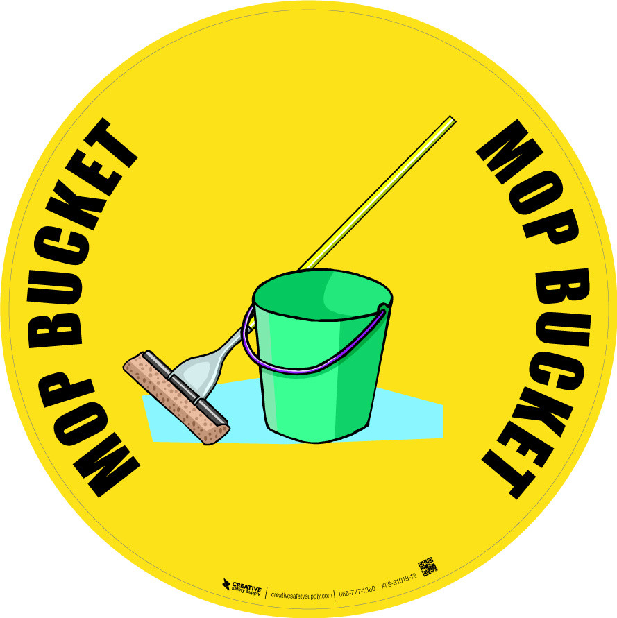 Mop Bucket Sign