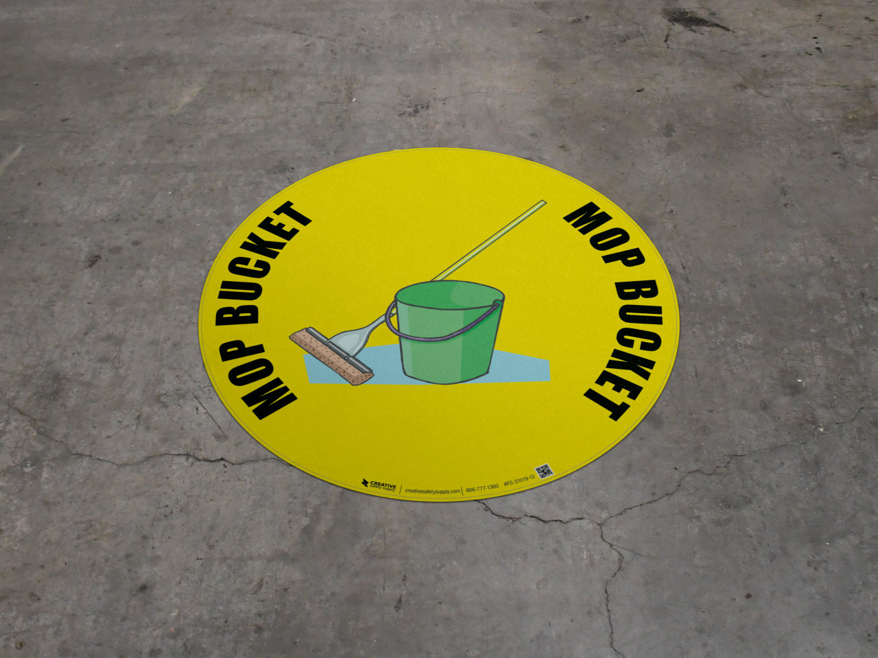Mop Bucket Sign