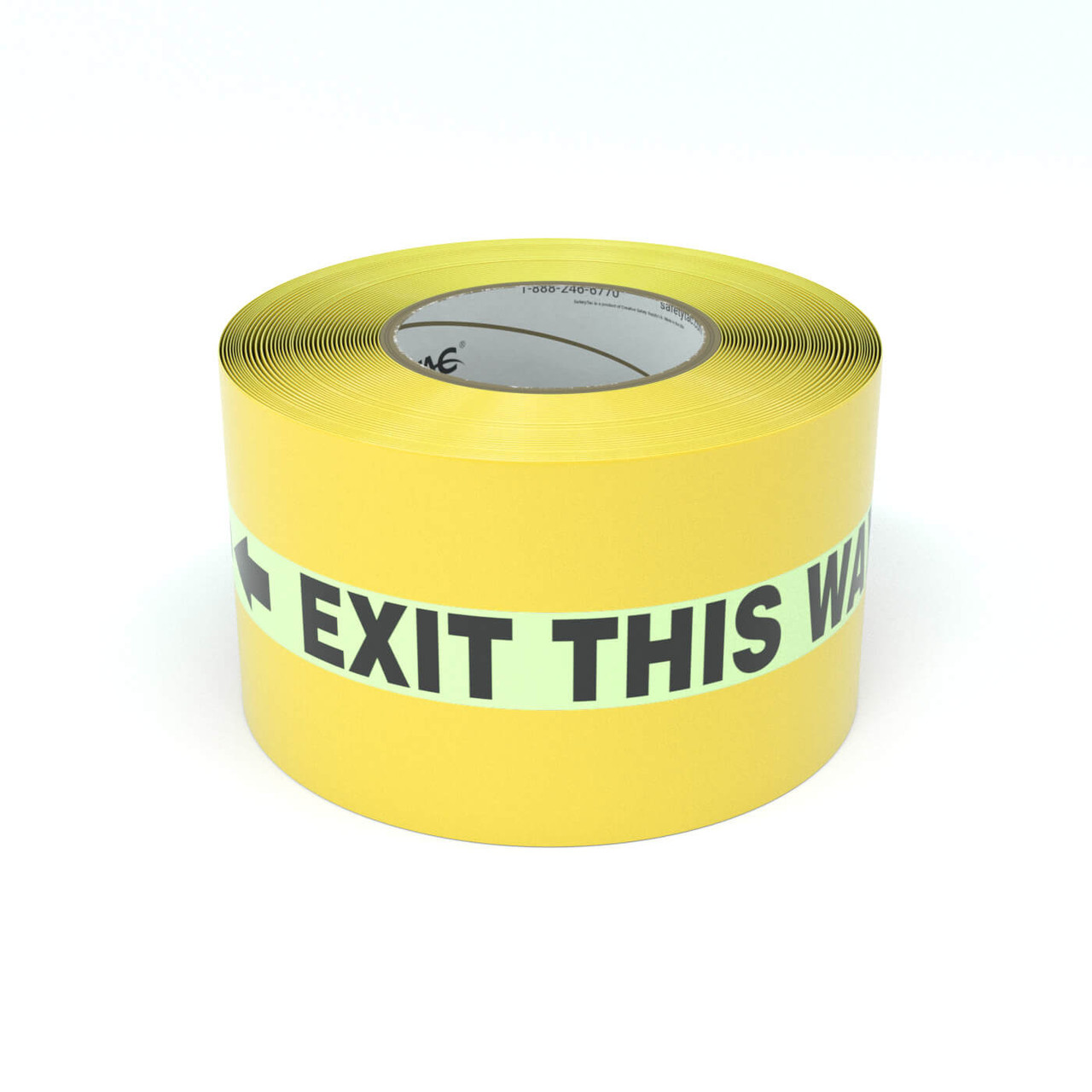 Safetytac® Glowstripe Exit This Way With Arrows Inline Printed Floor
